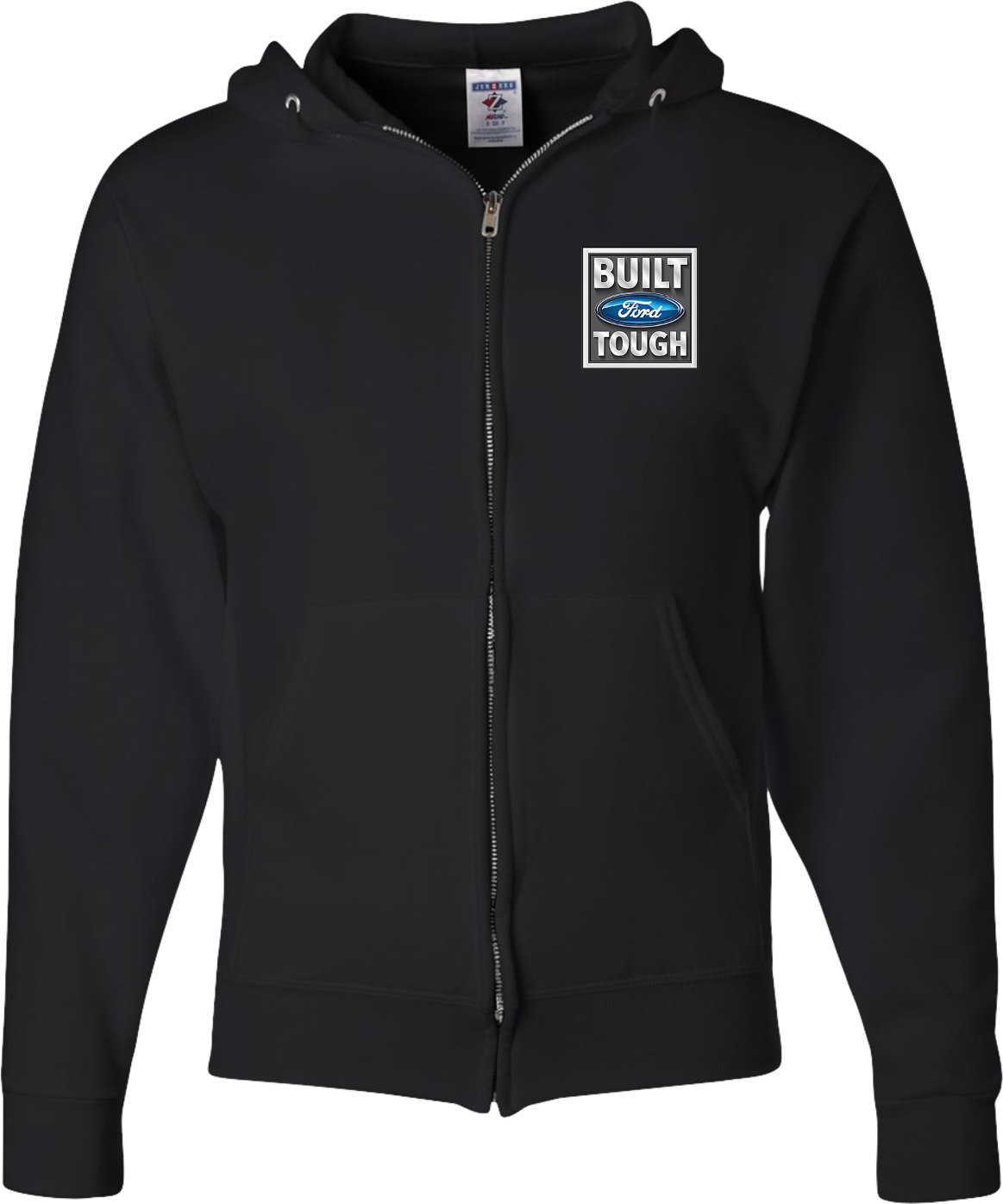 Built Ford Tough Full Zip Hoodie Pocket Print EBay built-ford-tough-full-zip-hoodie-pocket-print-ebay